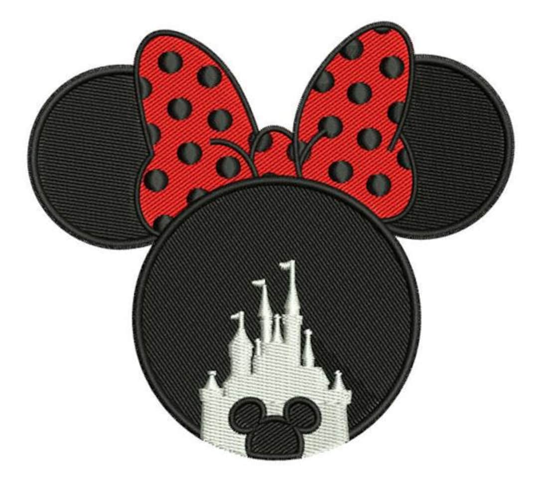 Minnie Mouse, Disney Design, Embroidery File Dst,exp,jef,pes,u01,vp3 ...