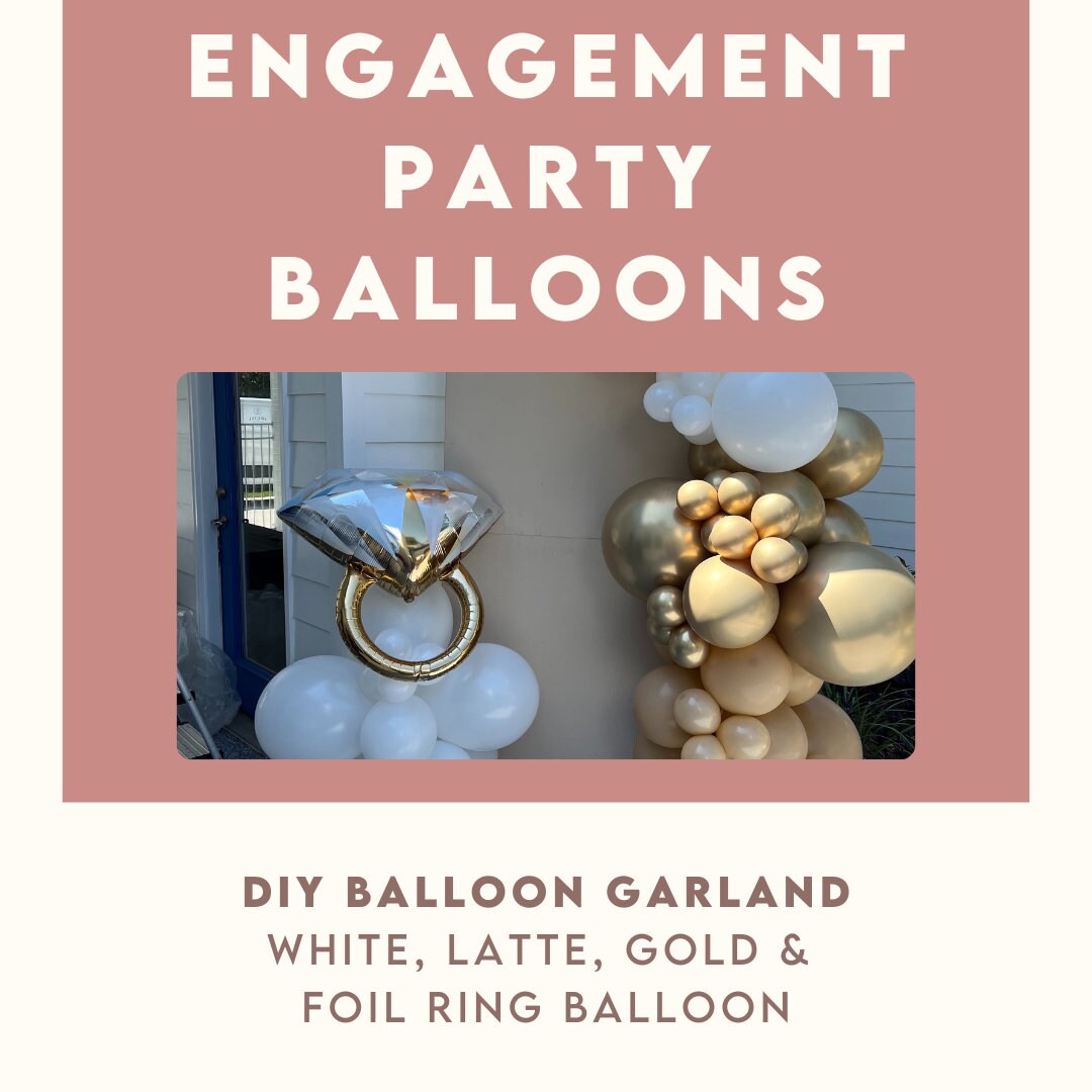DIY Engagement Party Balloon Garland Kit - Etsy