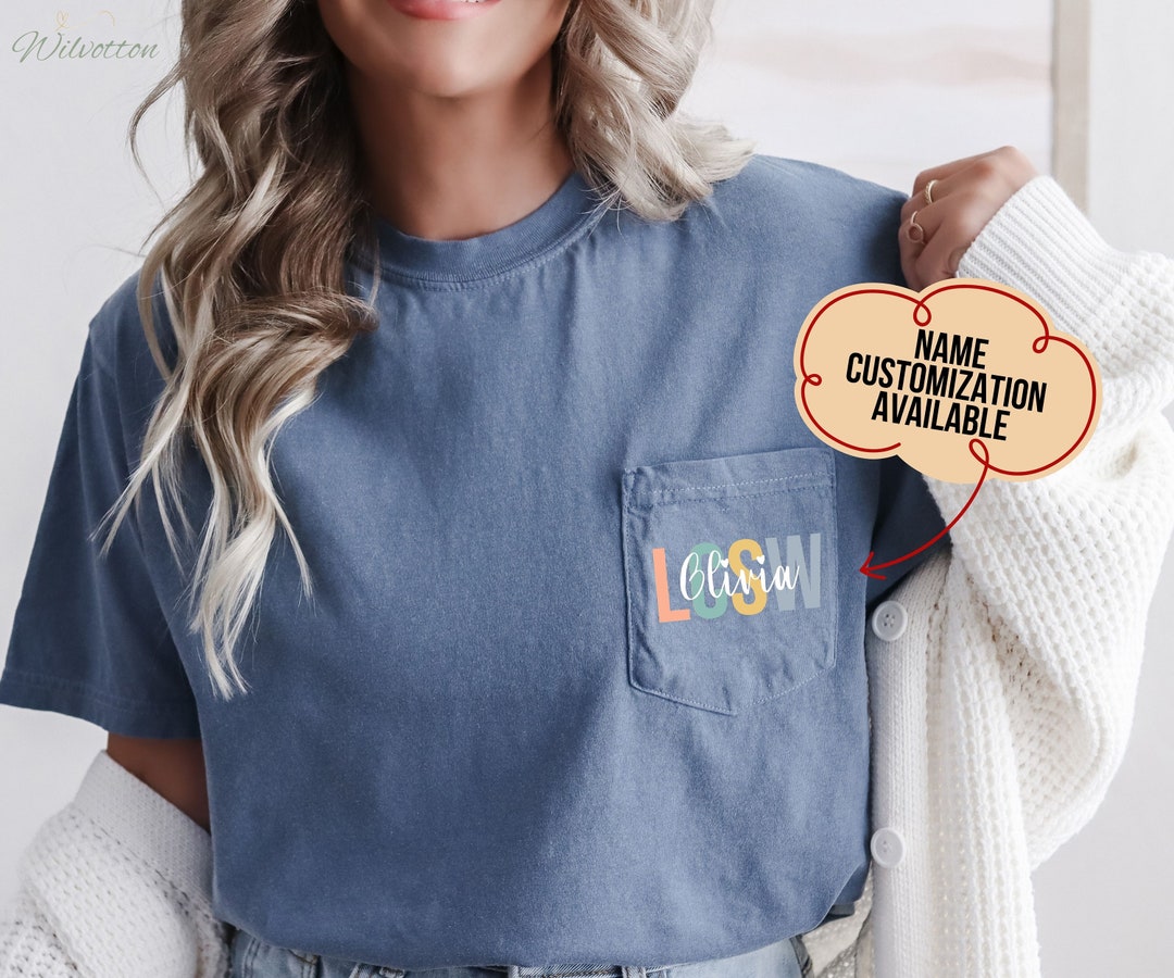 Personalized LCSW Social Work Shirt, Custom Social Worker Week Tshirt ...