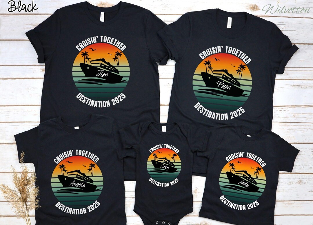 Personalized Matching Cruise Shirts, Custom Cruise Squad, Family ...
