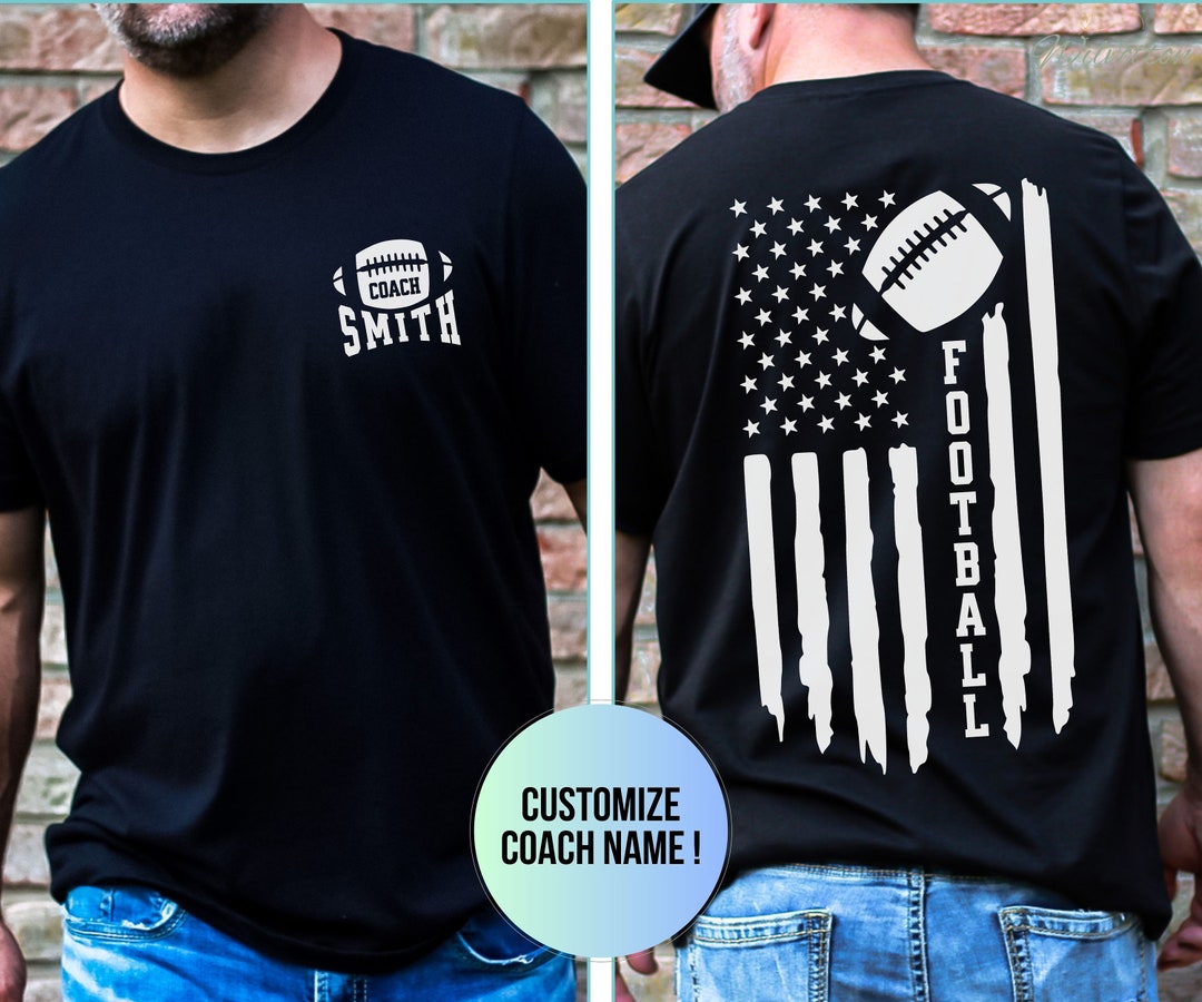 Custom Football Coach Shirt, Personalized Football Coach Crewneck T ...