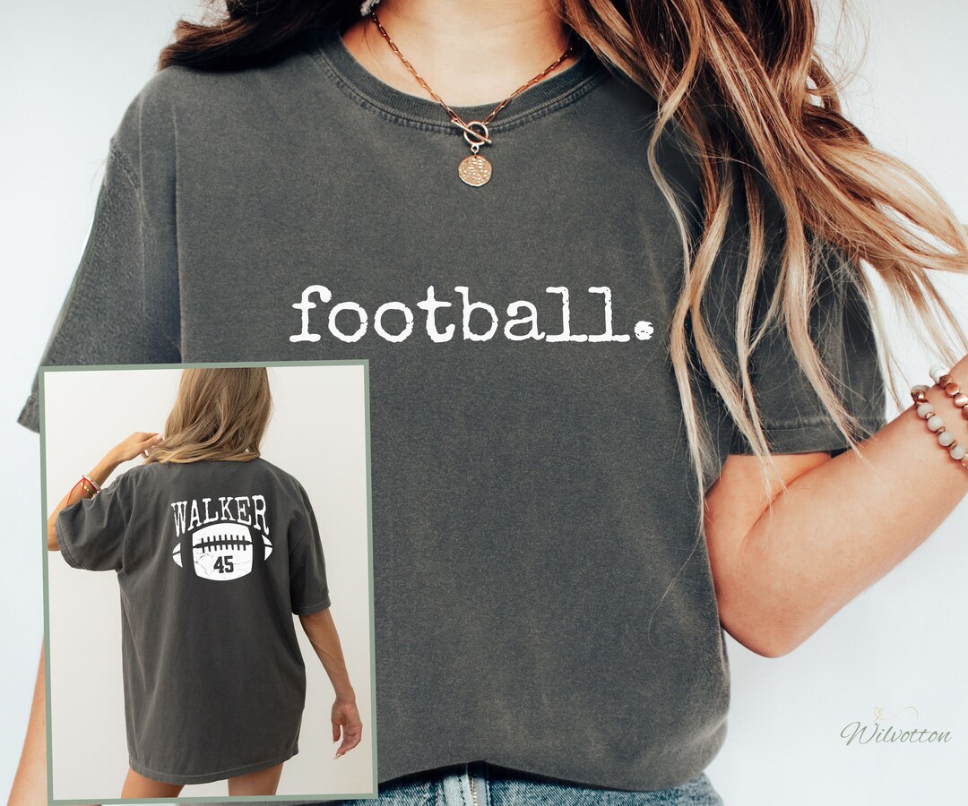 Custom Football Girlfriend Shirt, Personalized Girlfriend Game Day ...
