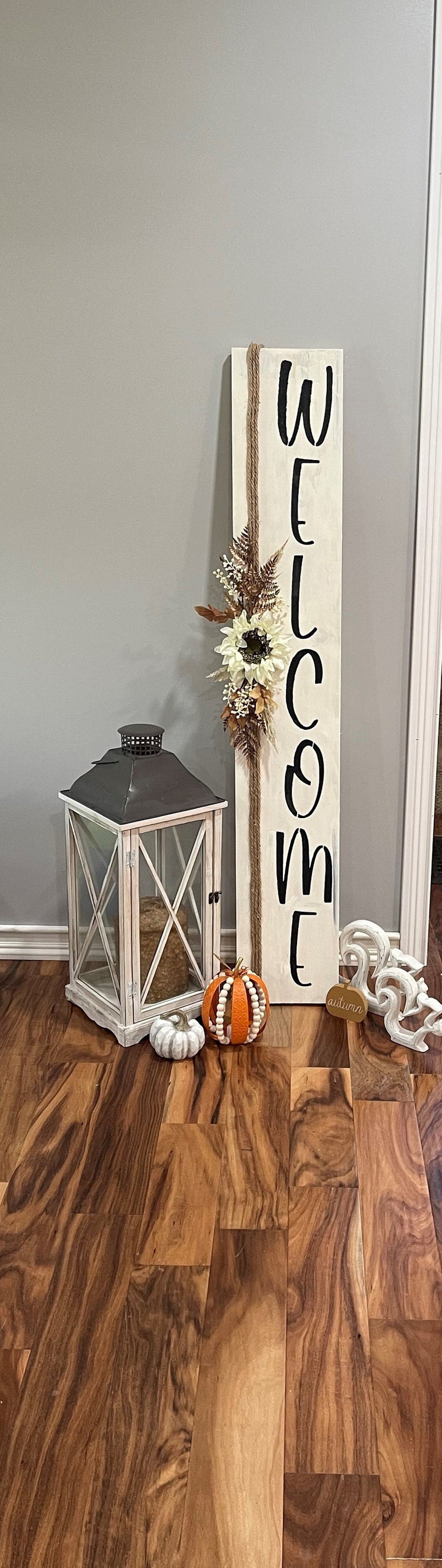Welcome Sign Wooden Farm House Sign - Etsy