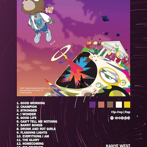 Kanye West Graduation Album Cover Download - Etsy