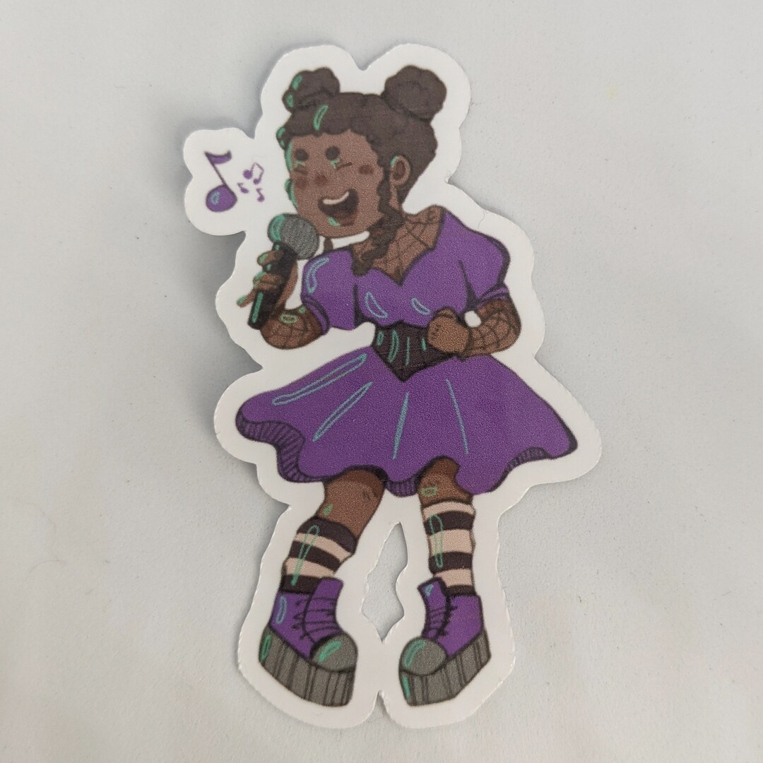 Rock N' Roll Girl Sticker - Etsy