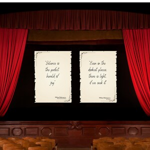 Shakespeare Quotes Wall Art Set,the Radiance of Literature:shakespeare ...
