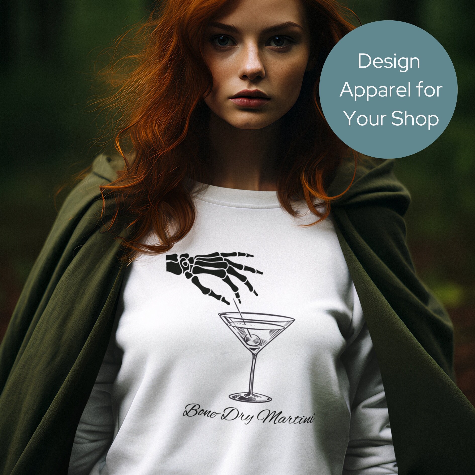 Skeleton Hand Martini Svg, Bone-dry Martini, Halloween Cocktail, Gothic ...