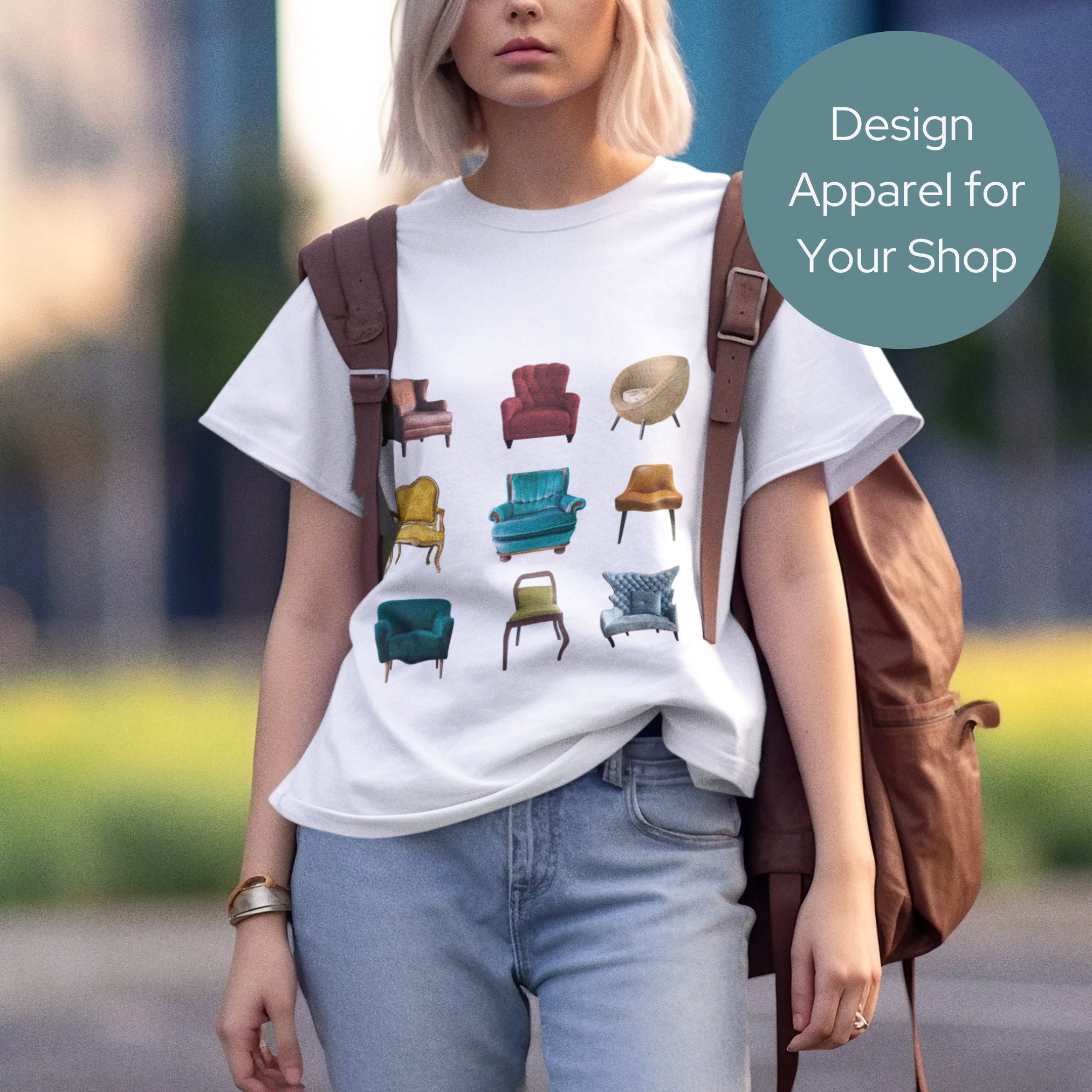 Chairs Png, Upholstered Chair Images, Trending T-shirt Design, PNG JPG ...