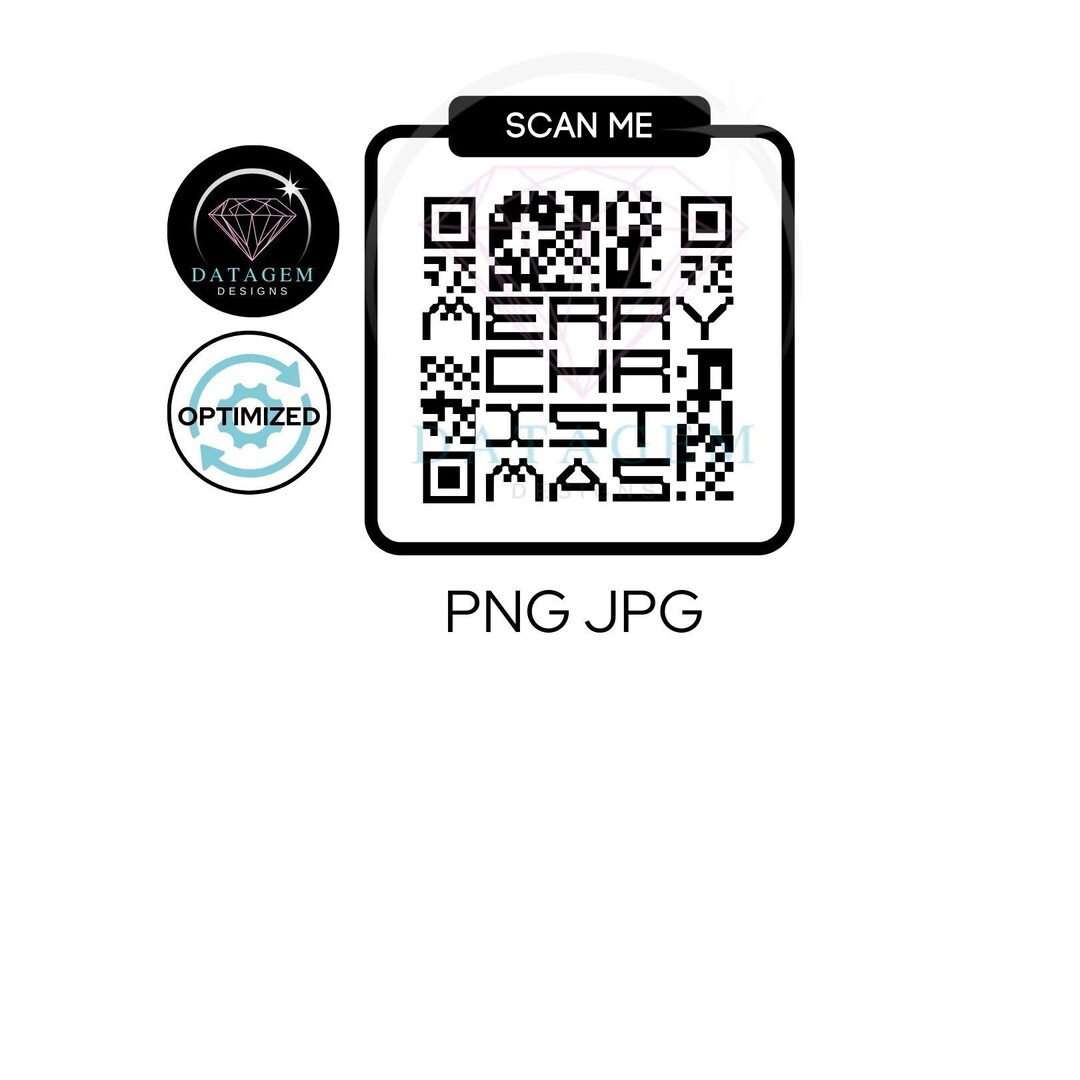 Merry Christmas QR Code PNG Christmas is Too Commercial PNG - Etsy UK Merry Christmas QR Code PNG Christmas is Too Commercial PNG - Etsy UK