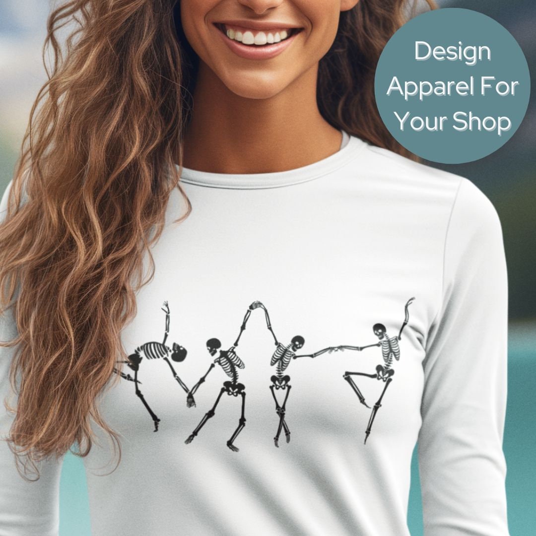 Dancing Skeletons Svg, Halloween Svg, Undead, Reanimated Corpse, Cut ...