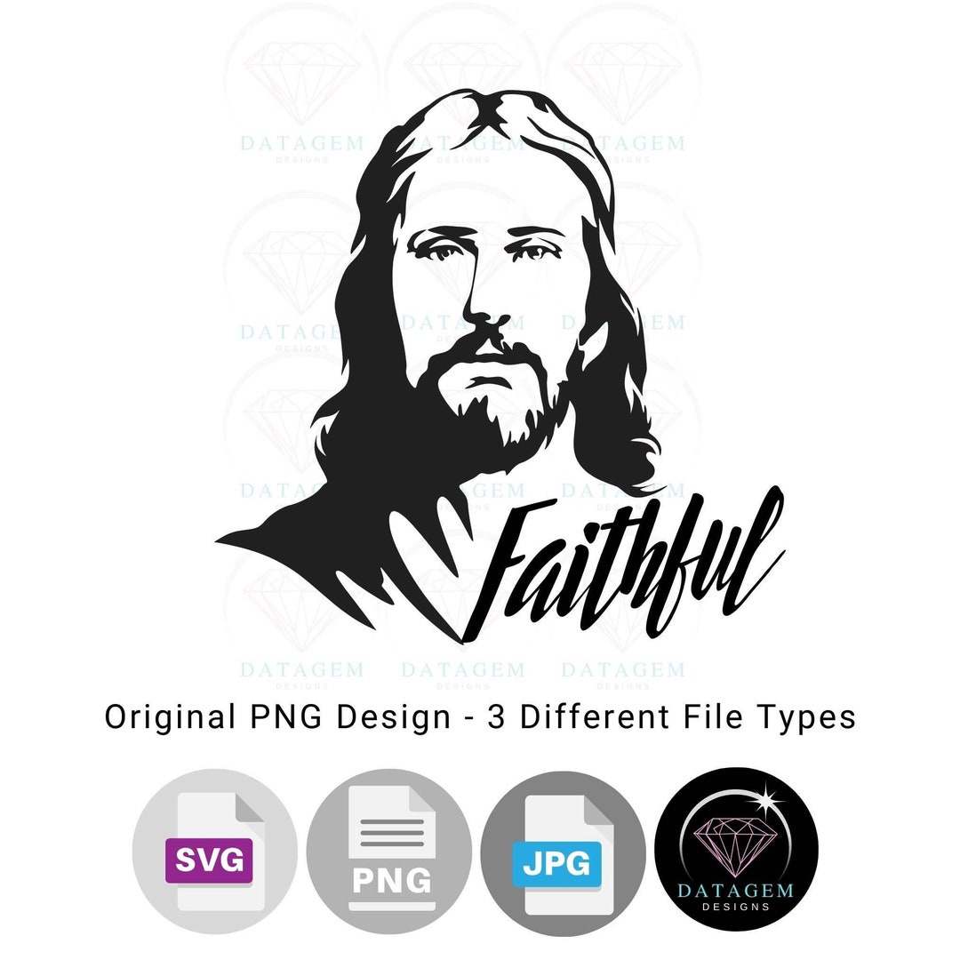 Faithful Jesus Icon. Inspire Faith With a Powerful Image of - Etsy