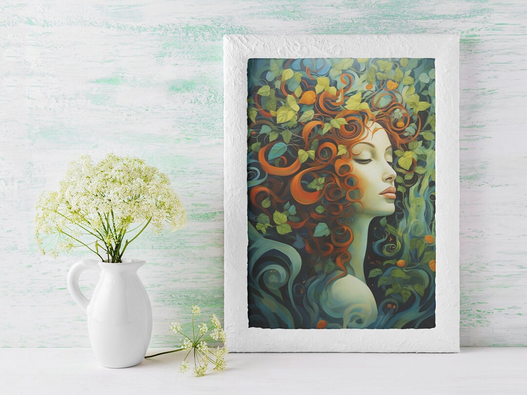 Art Gallery Wall Prints Medusa Woman Goddess Art Decor Printable ...