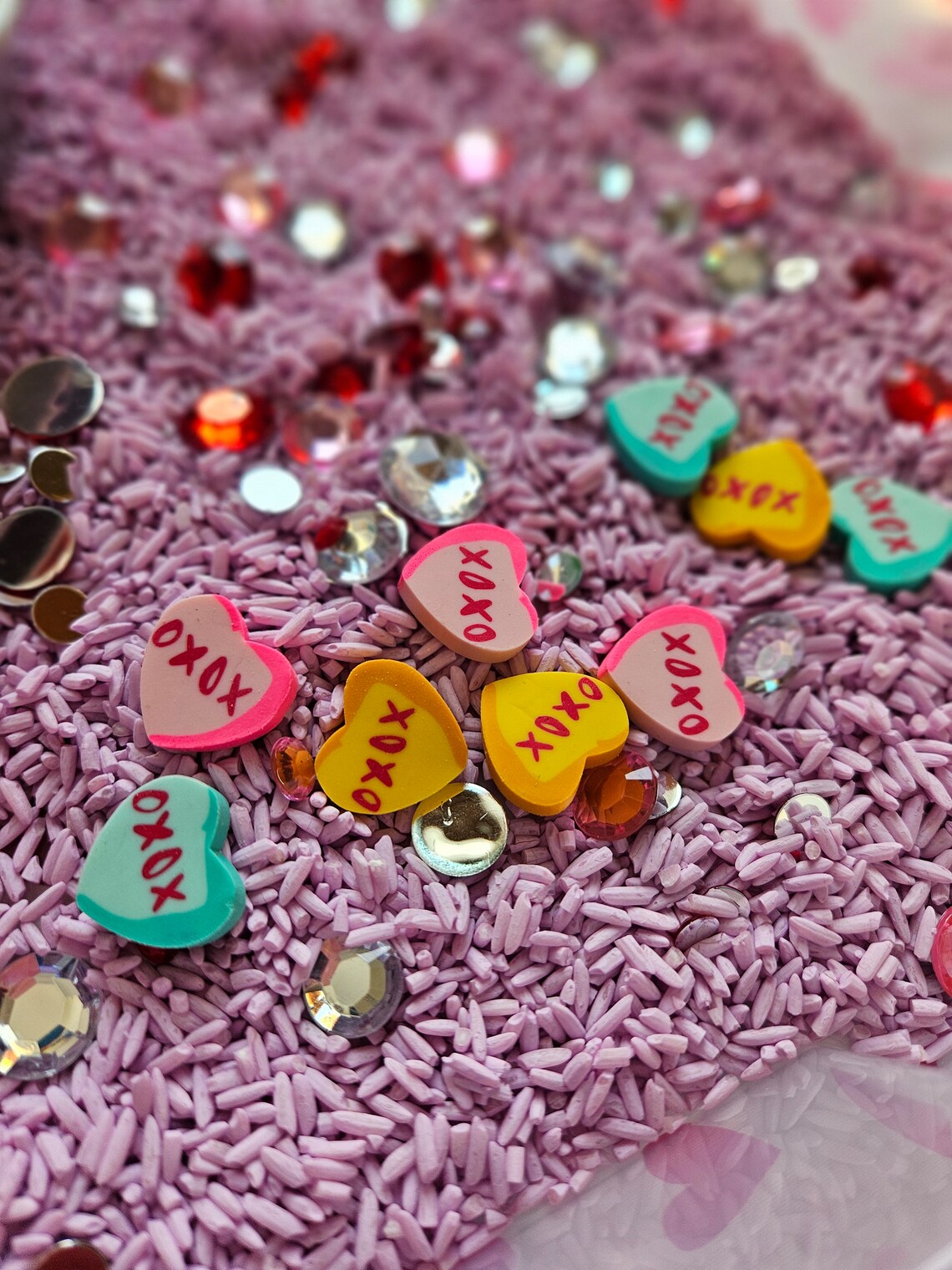 Valentine’s Day Sensory Bin, Montessori Loose Parts, Preschool Sensory ...