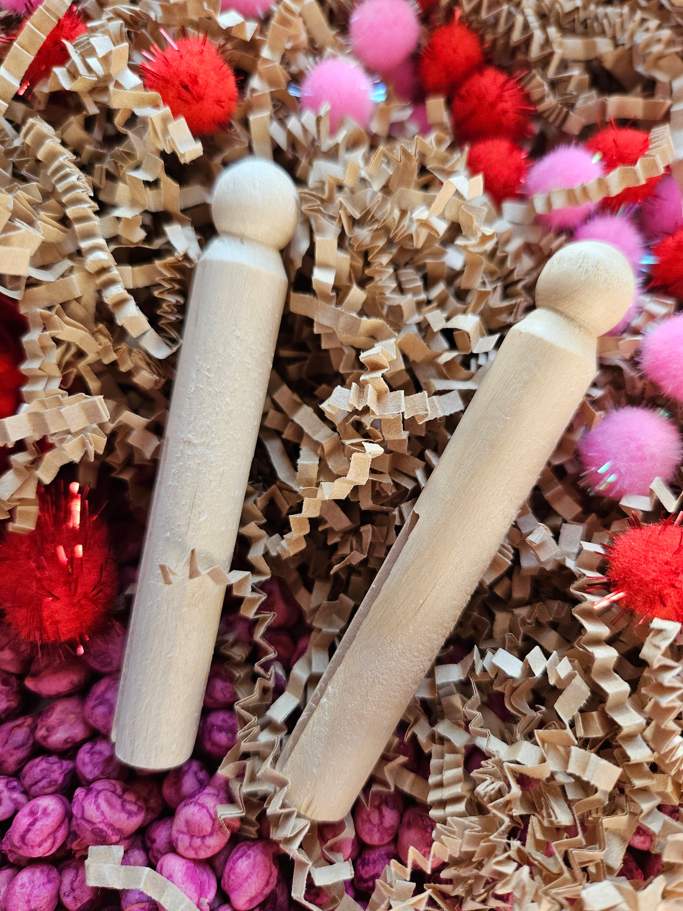 Valentine’s Day Sensory Bin, Montessori Loose Parts, Small World ...