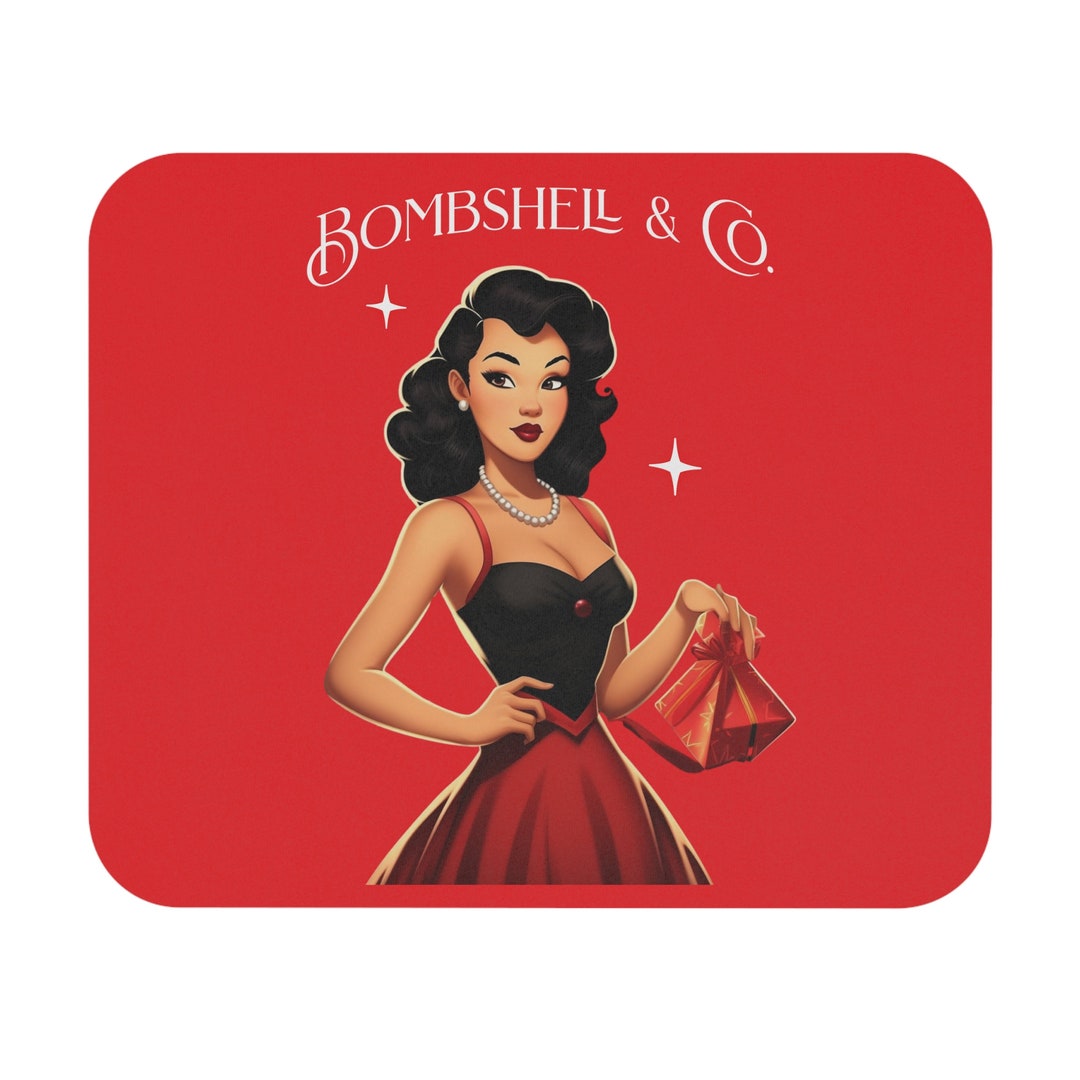 Bombshell Pinup, Holiday Pinup, Retro Pinup, Gifts for Her, Holiday ...