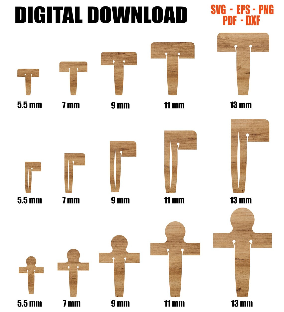 Honeycomb Pins Svg ,glowforge Pins Bundle, Honeycomb Pins Svg, Crumb ...