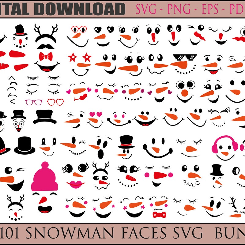 Snowman Hat Svg - Etsy