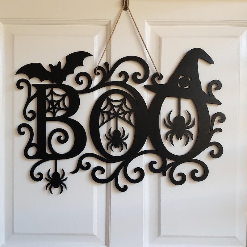 Boo Signs Halloween - Etsy