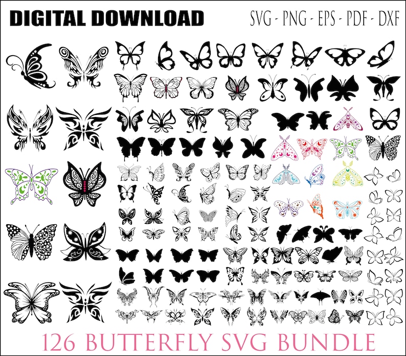 Butterfly Svg Svg Bundle Butterflies Papercut - Etsy
