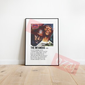 Mobb Deep the Infamous Album Poster Instant Download High DPI Files - Etsy