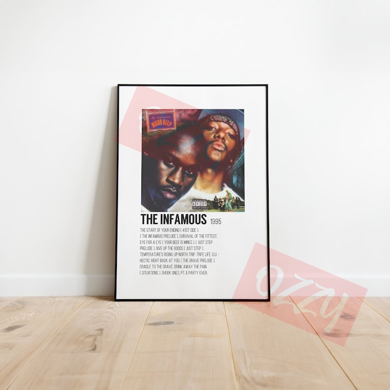 Mobb Deep the Infamous Album Poster Instant Download High DPI Files - Etsy