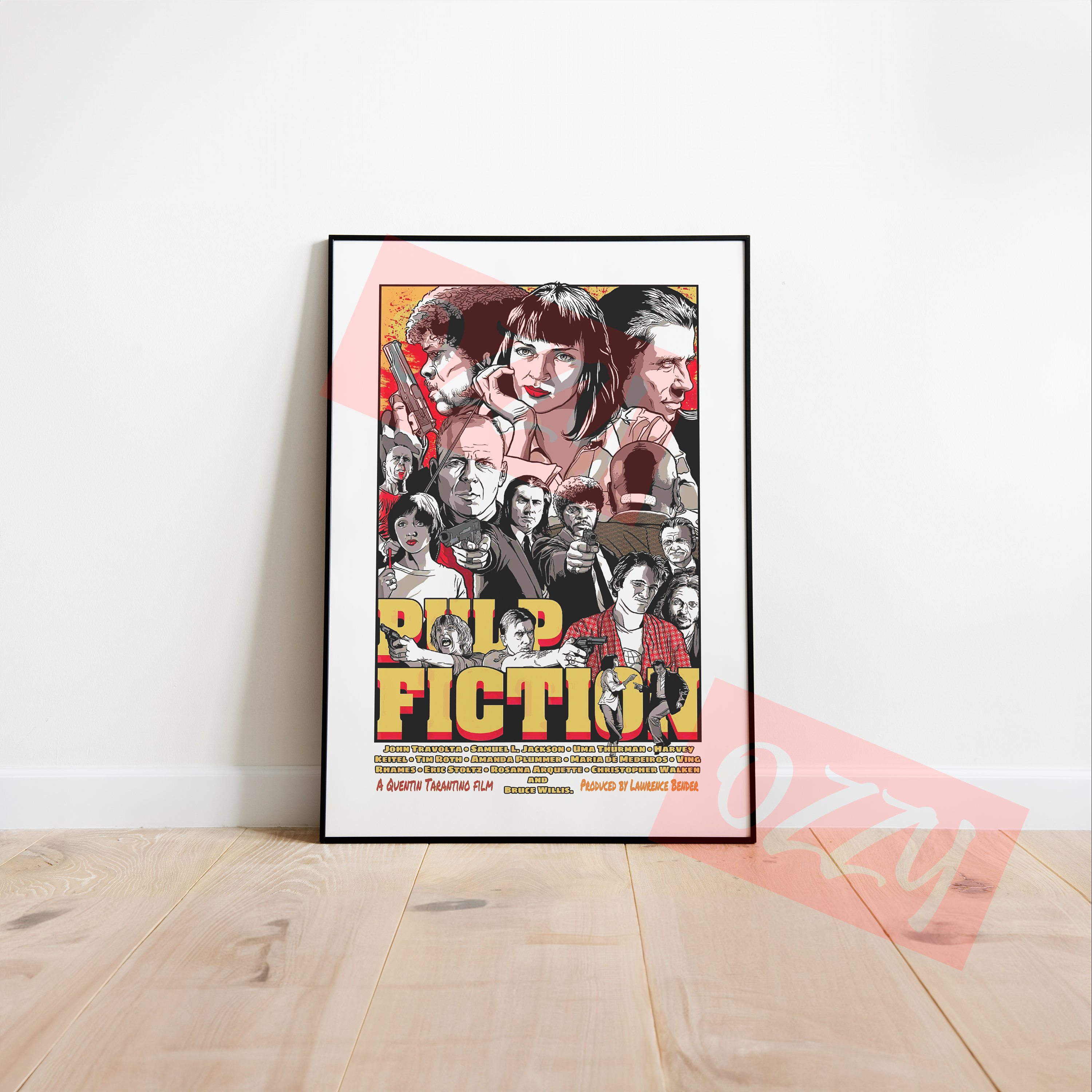 Pulp Fiction Poster Instant Download High DPI Files - Etsy