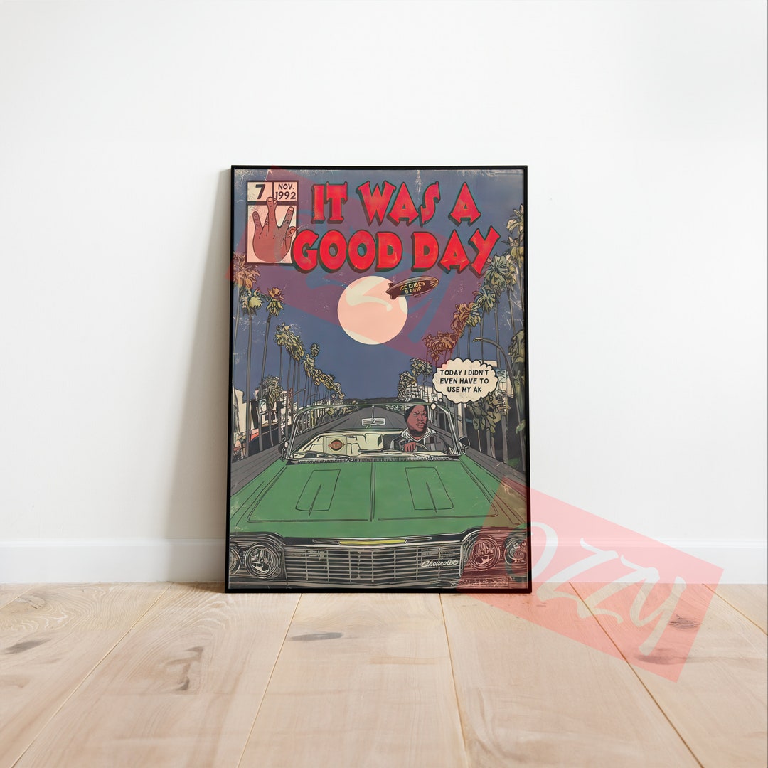 Ice Cube Vintage Poster Instant Download Printable High DPI Files - Etsy