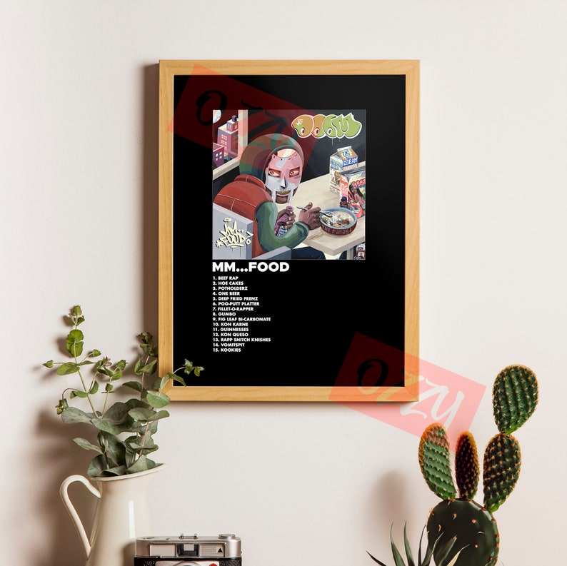 MF DOOM Mm...food Album Poster Instant Download High DPI Files - Etsy ...
