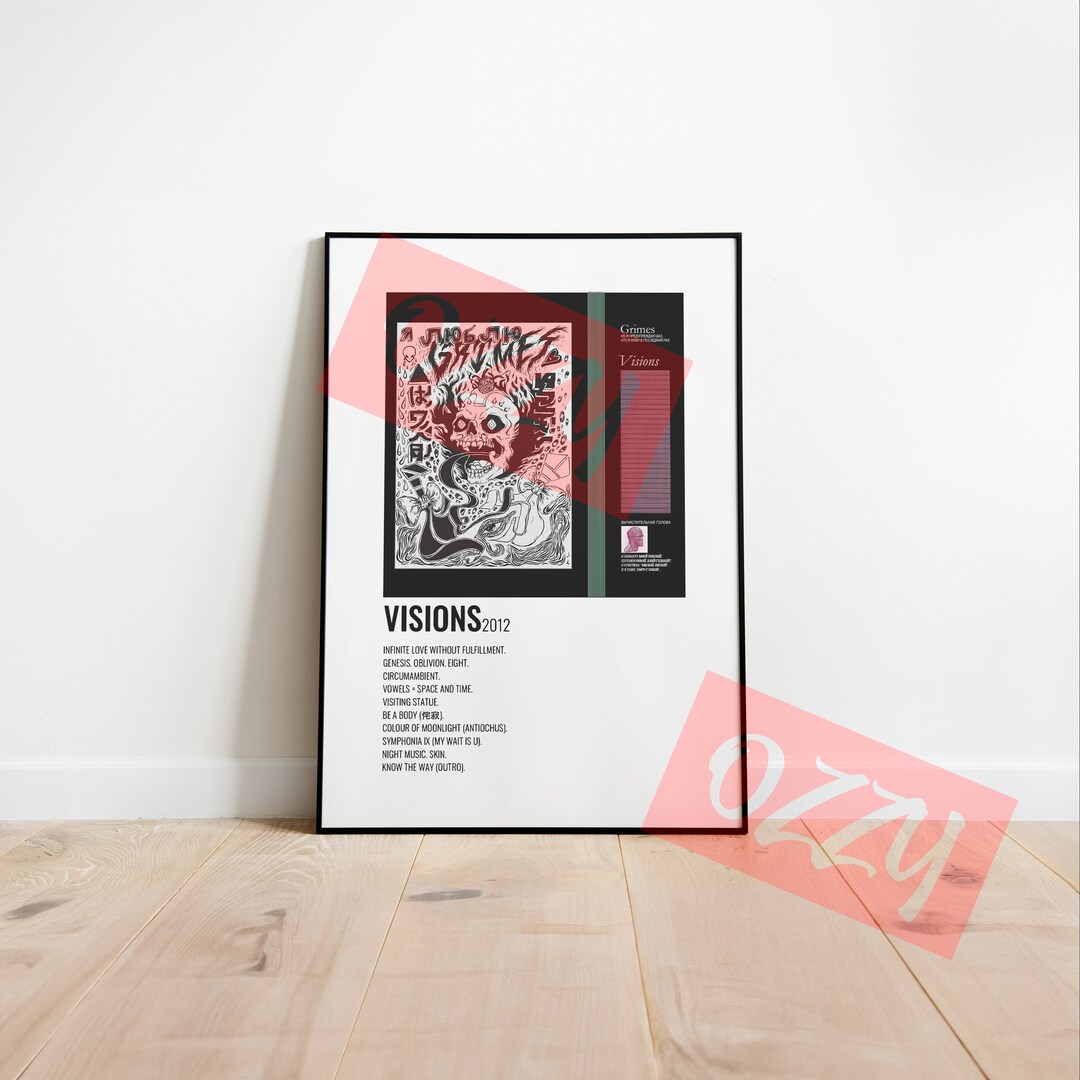 Grimes Visions Album Poster Instant Download High DPI Files - Etsy