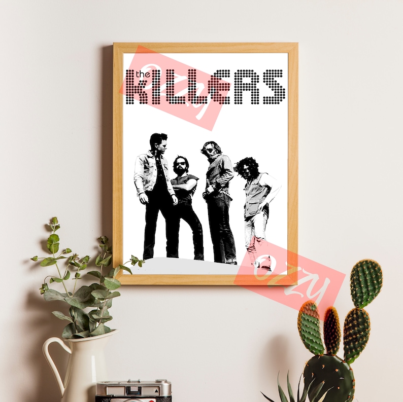 The Killers Band Poster Instant Download Printable High DPI Files - Etsy