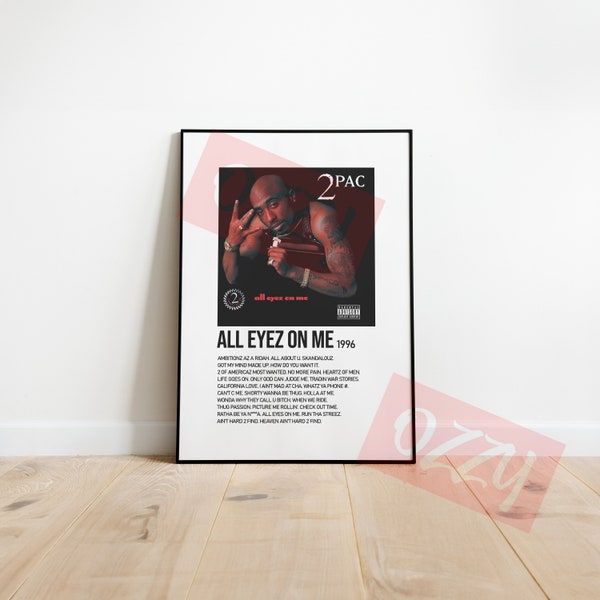 All Eyez on Me Poster - Etsy
