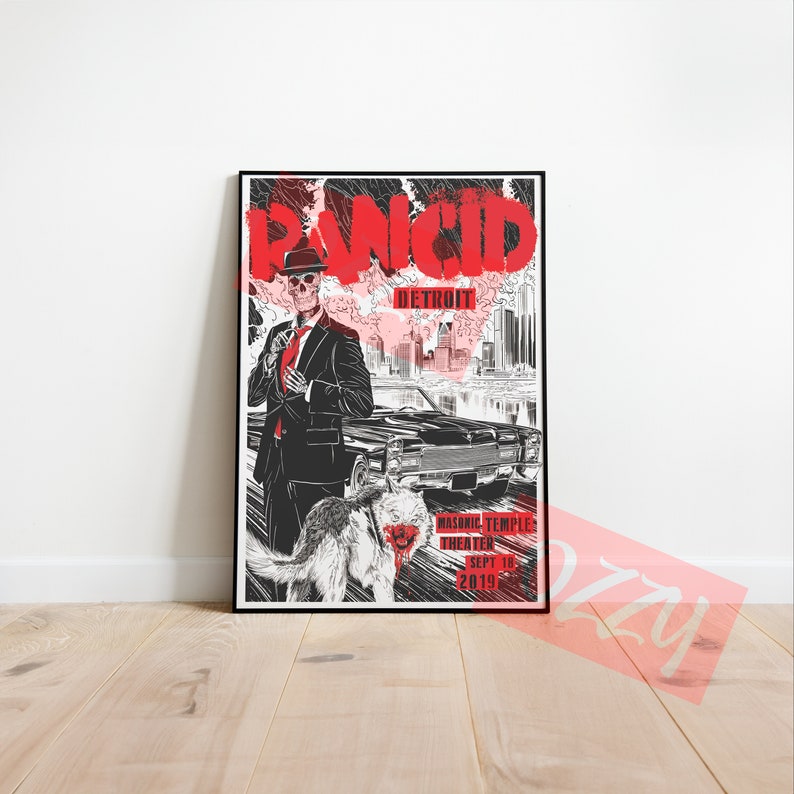 Rancid Band Poster Instant Download Printable High DPI Files - Etsy