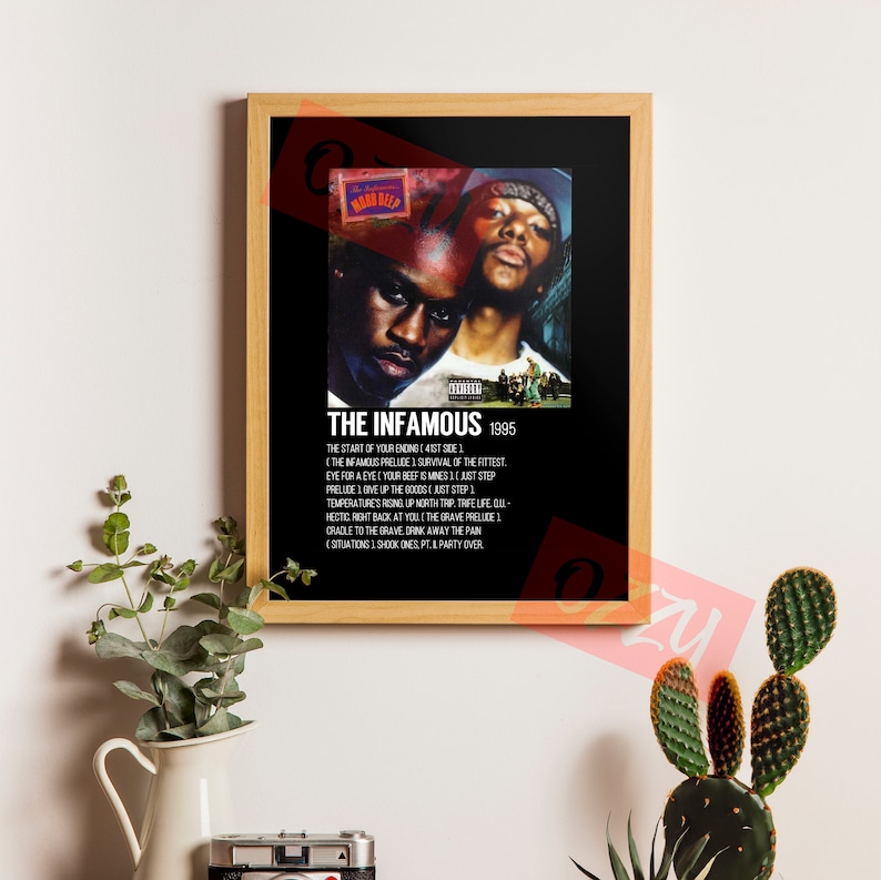 Mobb Deep the Infamous Album Poster Instant Download High DPI Files - Etsy