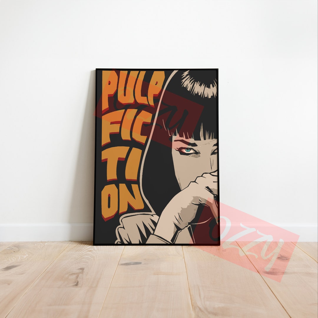 Pulp Fiction Uma Thurman Poster Instant Download Printable High DPI Files - Etsy