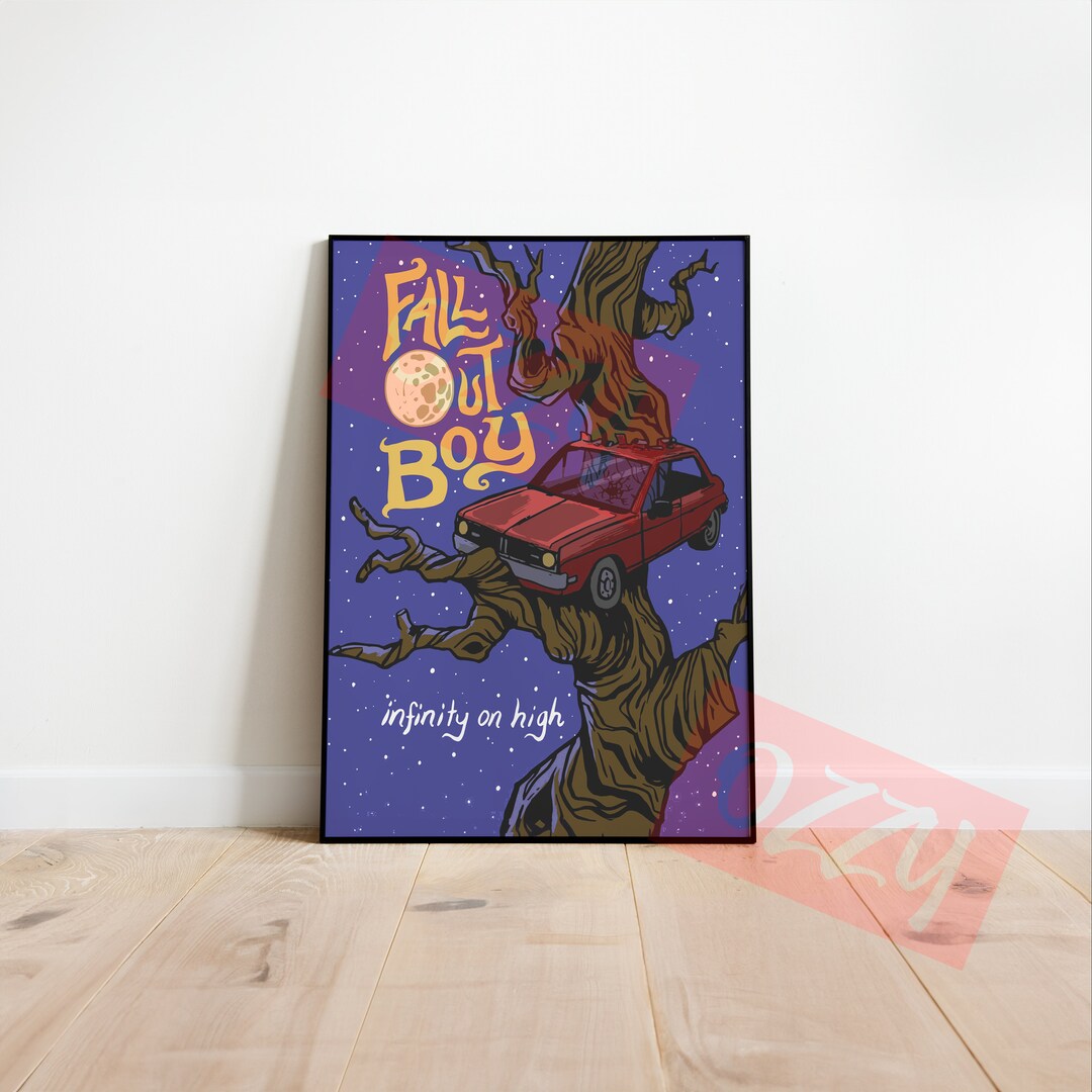 Fall Out Boy Poster Instant Download Printable High DPI Files - Etsy ...