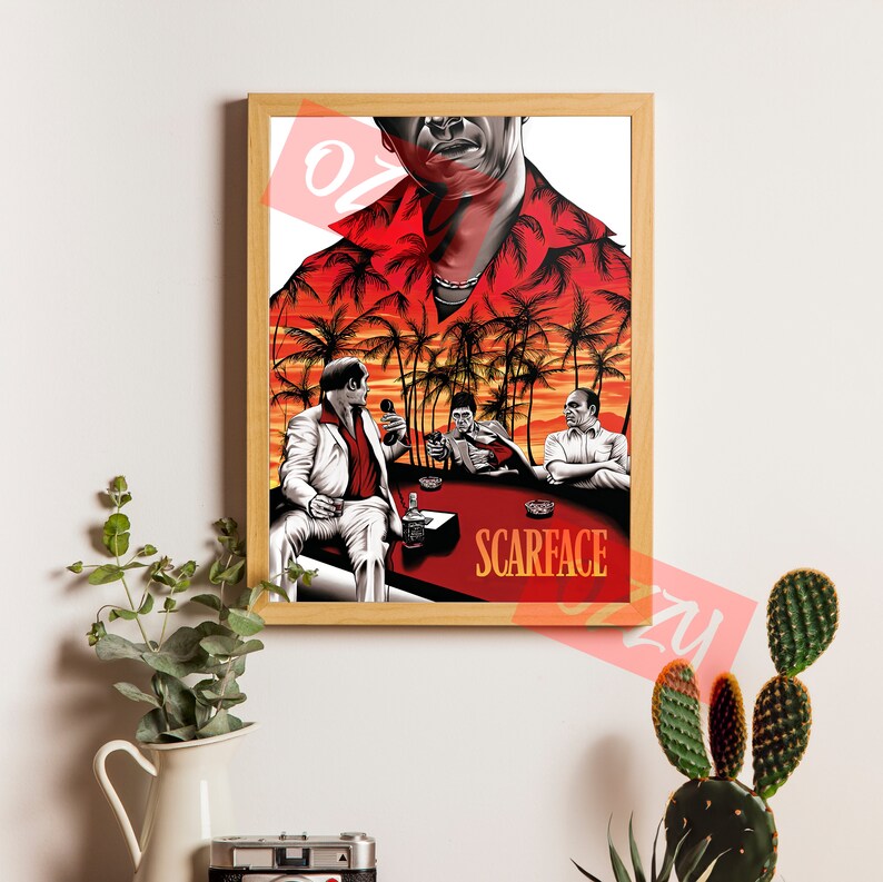 Scarface Poster Instant Download Printable High DPI Files - Etsy