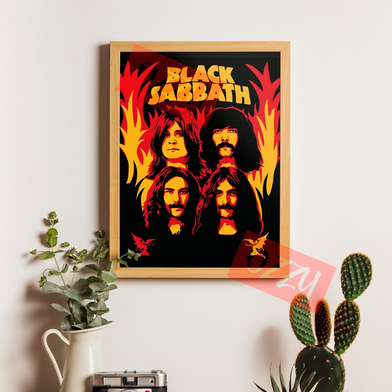 Black Sabbath Poster Instant Download Printable High DPI Files - Etsy