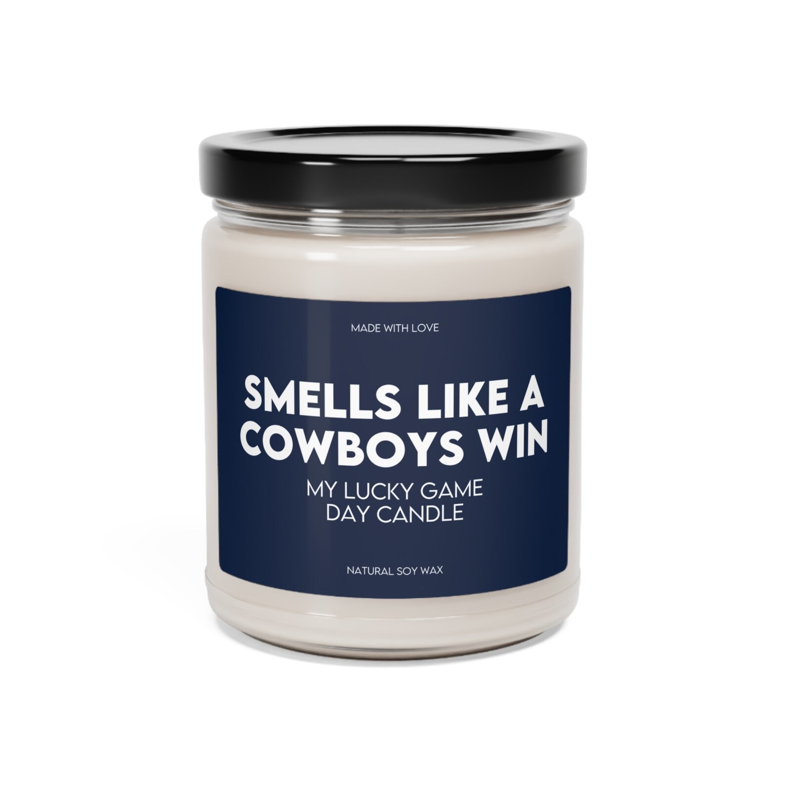 Smells Like A Cowboys Win Candle, Unique Gift Idea, NFL Candle, Dallas ...