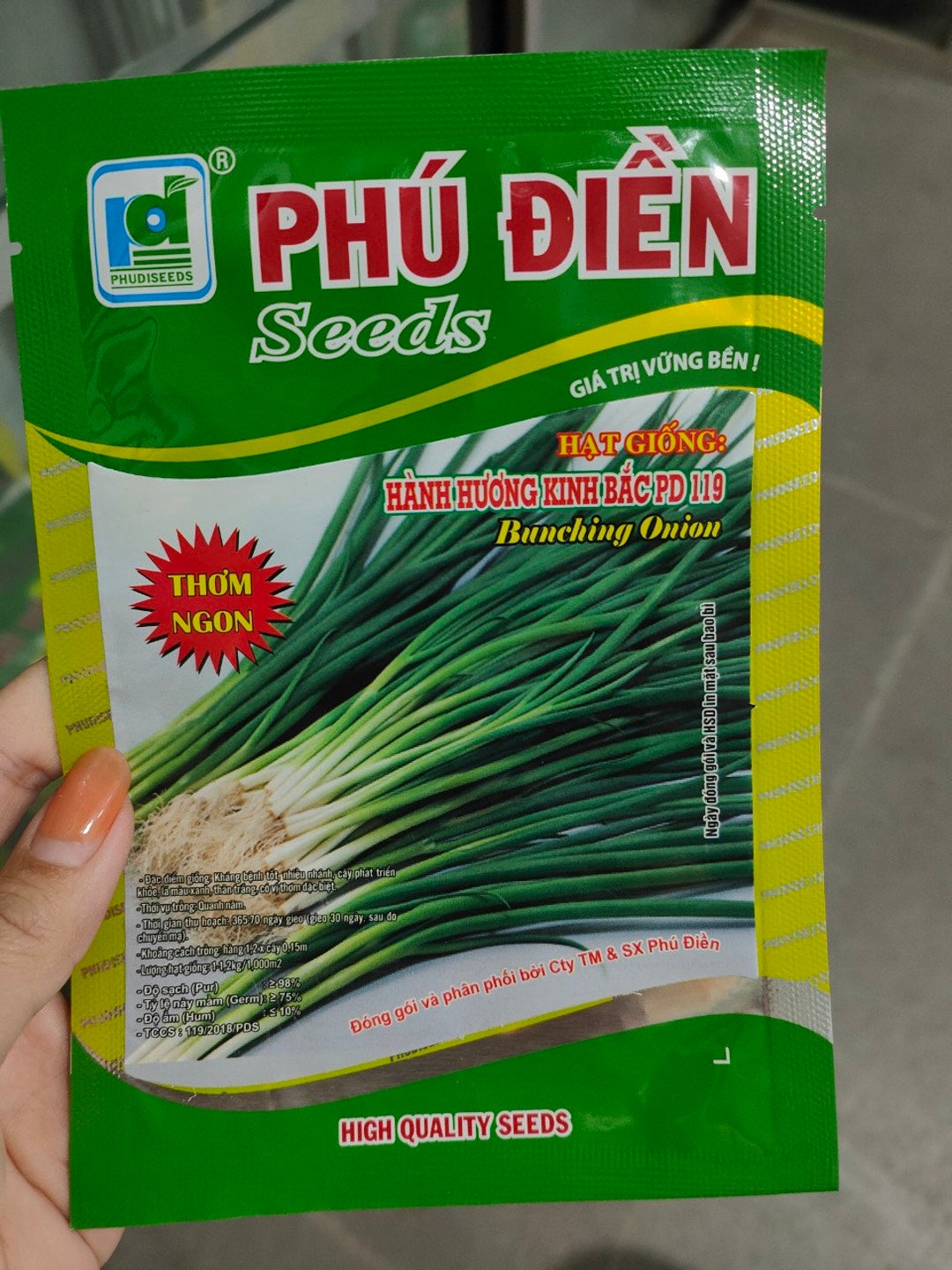 Asian Herb - Onion Seeds - Vietnamese Green Onion - Hành Hương Bắc - Etsy