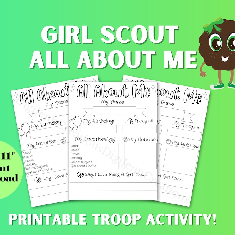 Girl Scout Scrapbook - Etsy
