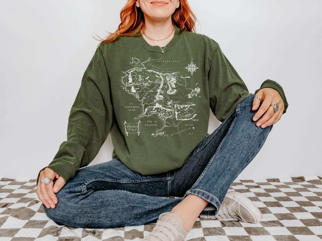 LOTR Long Sleeve T-shirt, Lord of the Rings Shirt, LOTR Merch, LOTR ...
