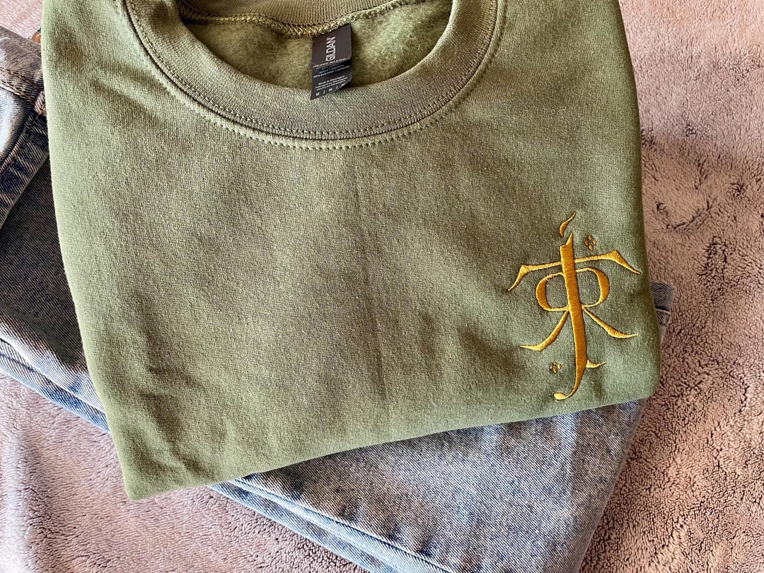 LOTR Embroidered JRR Tolkien Sweatshirt, Lord of the Rings Gift, the ...