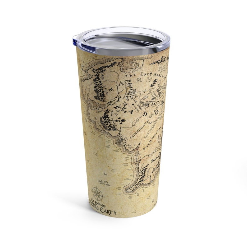 Middle Earth Tumbler LOTR Mug Lord of the Rings Coffee Cup 20oz - Etsy