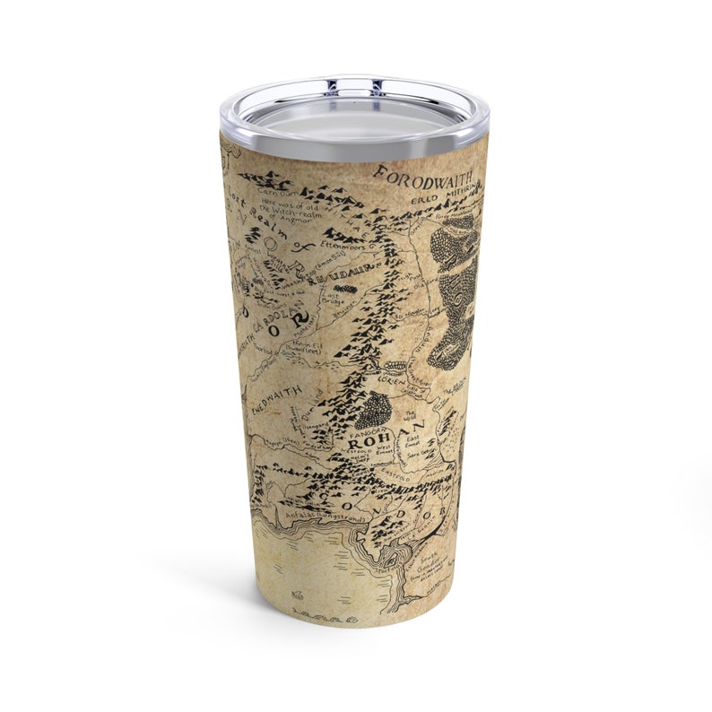 Middle Earth Tumbler LOTR Mug Lord of the Rings Coffee Cup 20oz - Etsy