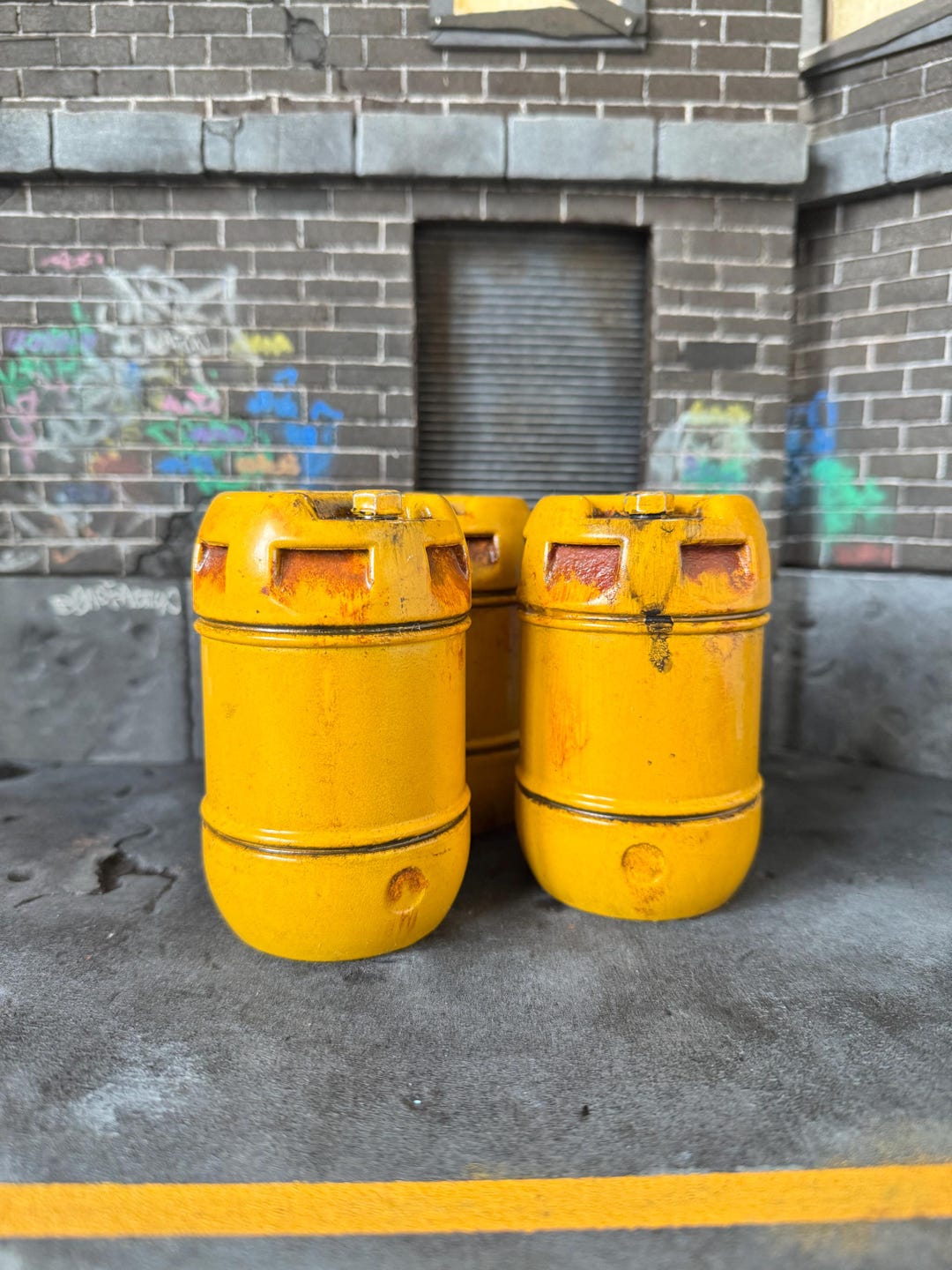 Jaws Inspired Yellow Orca Floatation Barrels for 1:9 Scale Action ...