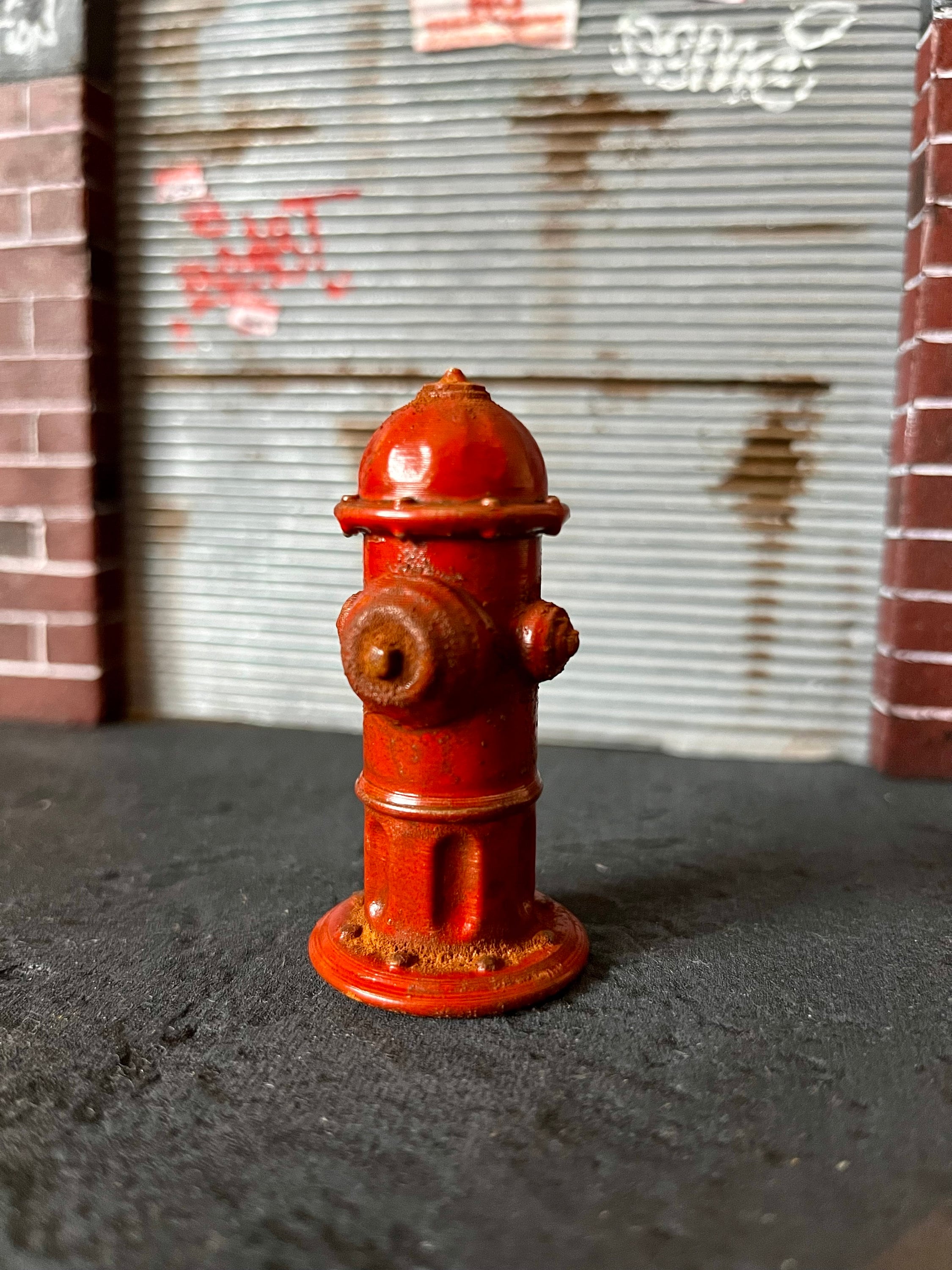 Fire Hydrant USA Style Diorama Accessory for 1:12 Scale Action Figures ...