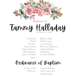 LDS Baptism Program Girl LDS Baptism Program Latter Day Saints Primary ...