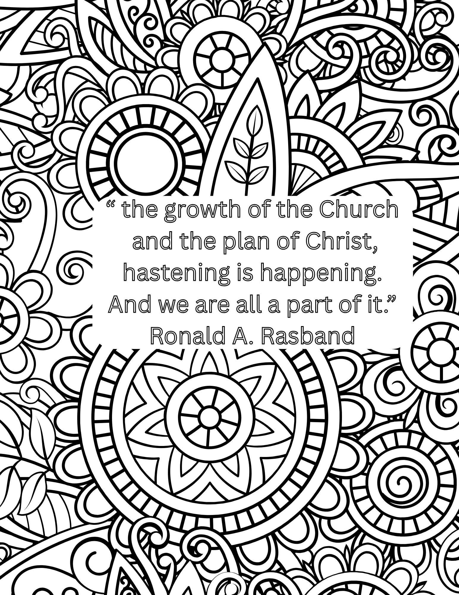 Mandala Coloring Pages Printable Coloring Page Primary Coloring Page ...
