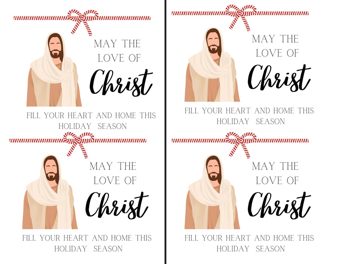 Christmas Gift Tag | Printable Gift Tag | Lds Primary Prints | Lds ...