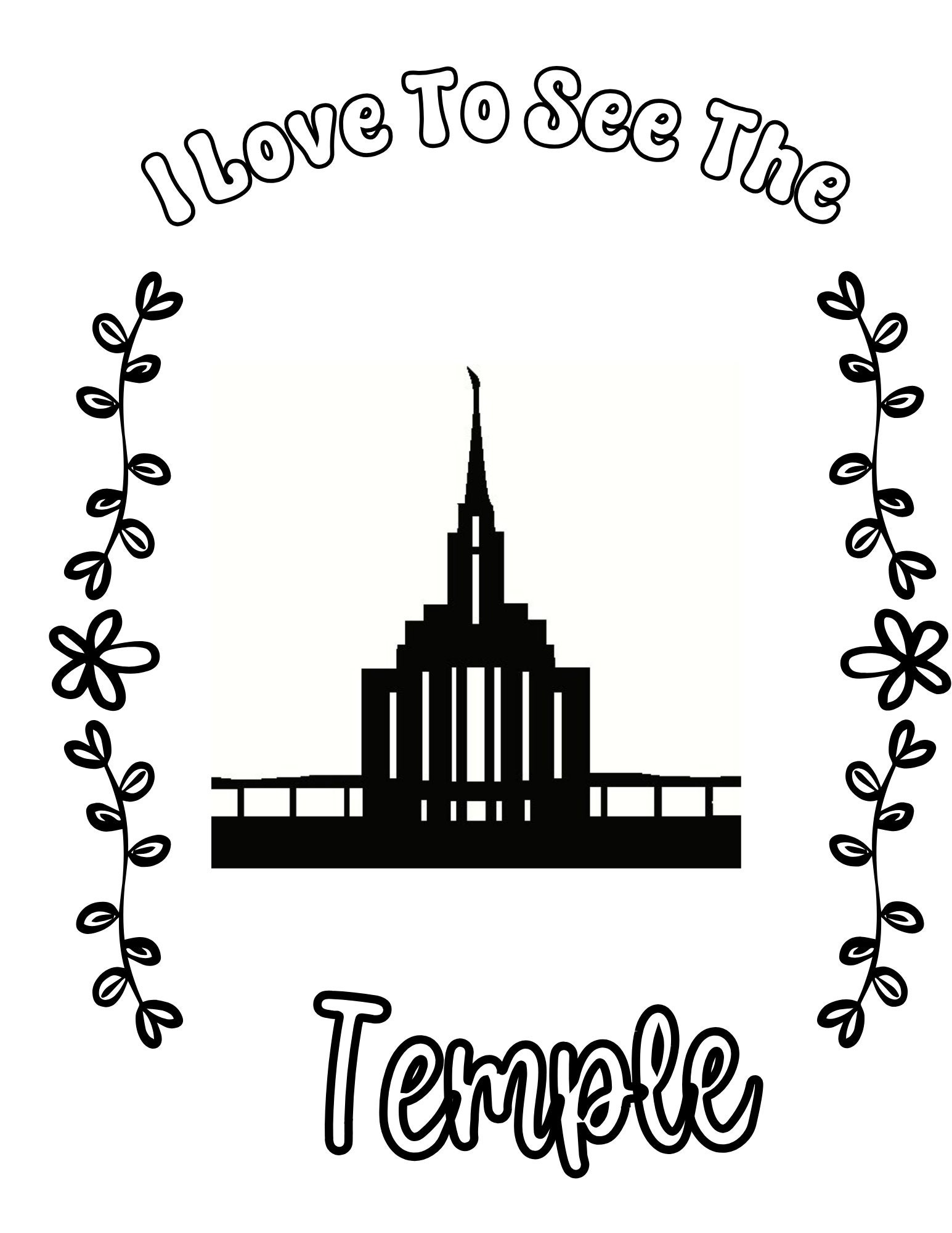 Lds Coloring Pages | 10 Printable Coloring Page | Lds Primary | Primary ...